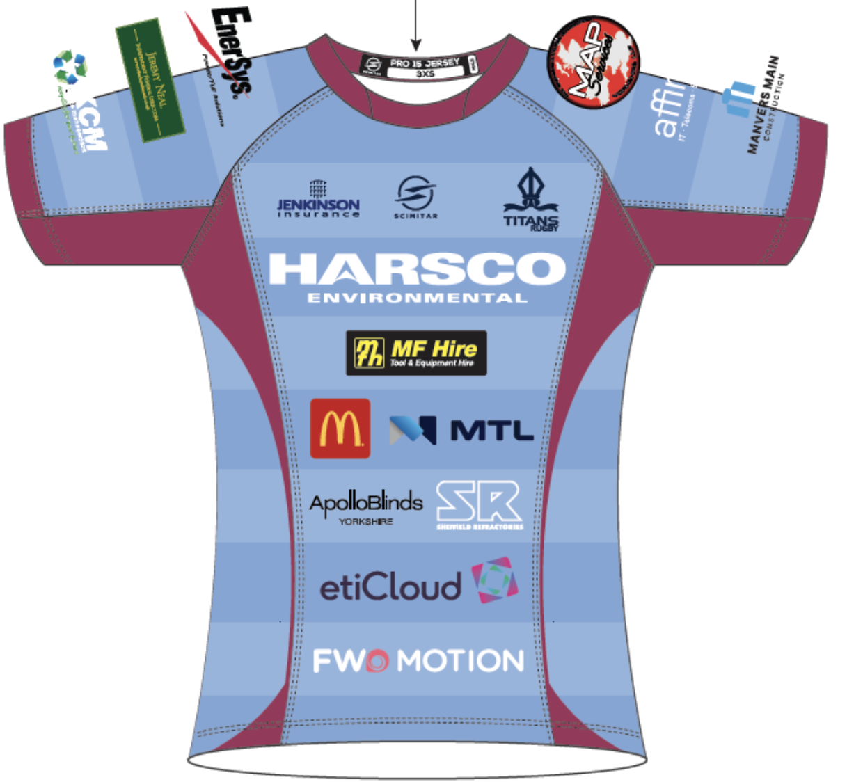 Club Colours – National League Rugby